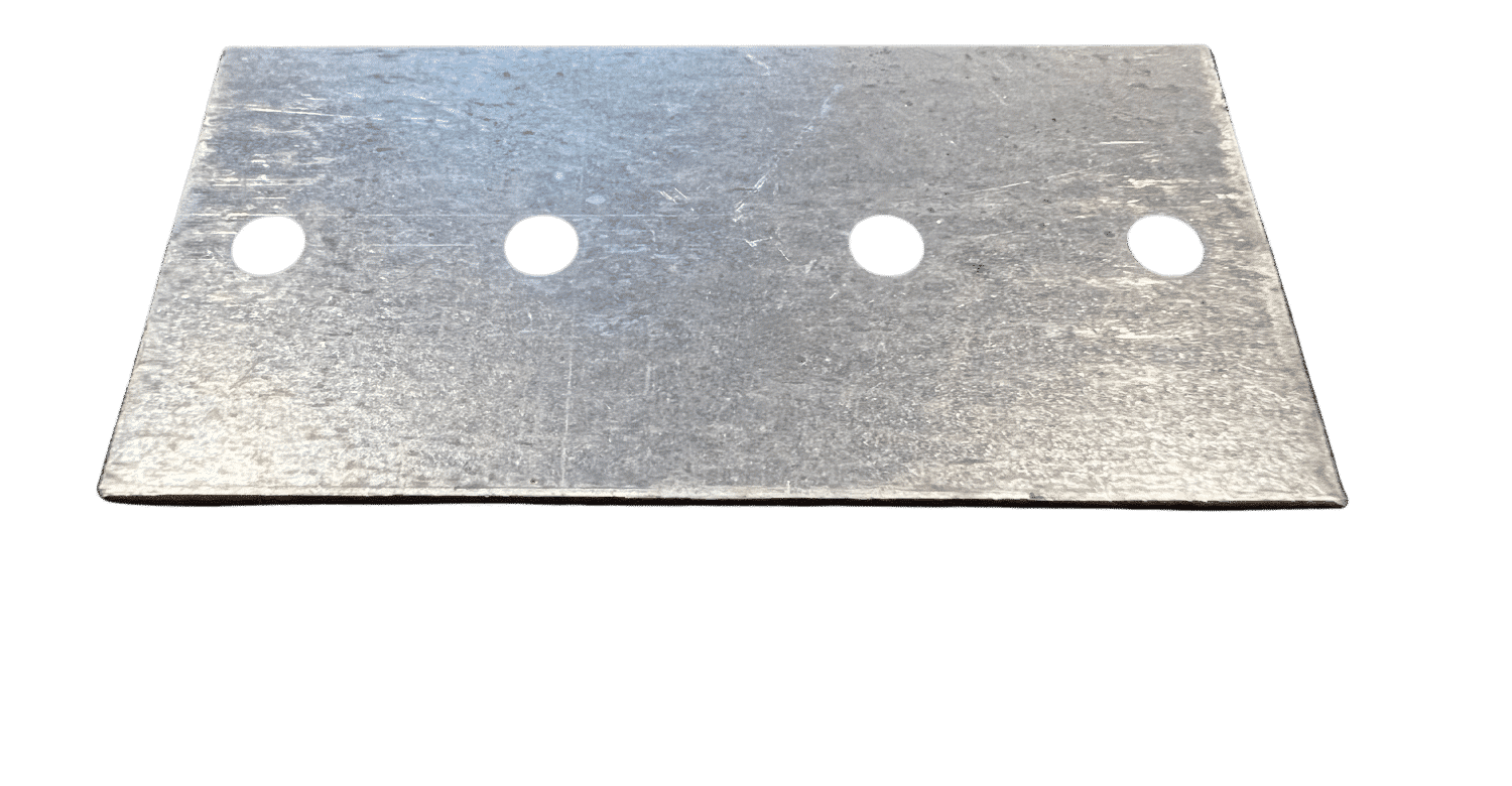 Flat Clips | 14 Gauge Galvanized Steel Metal Carport Hardware