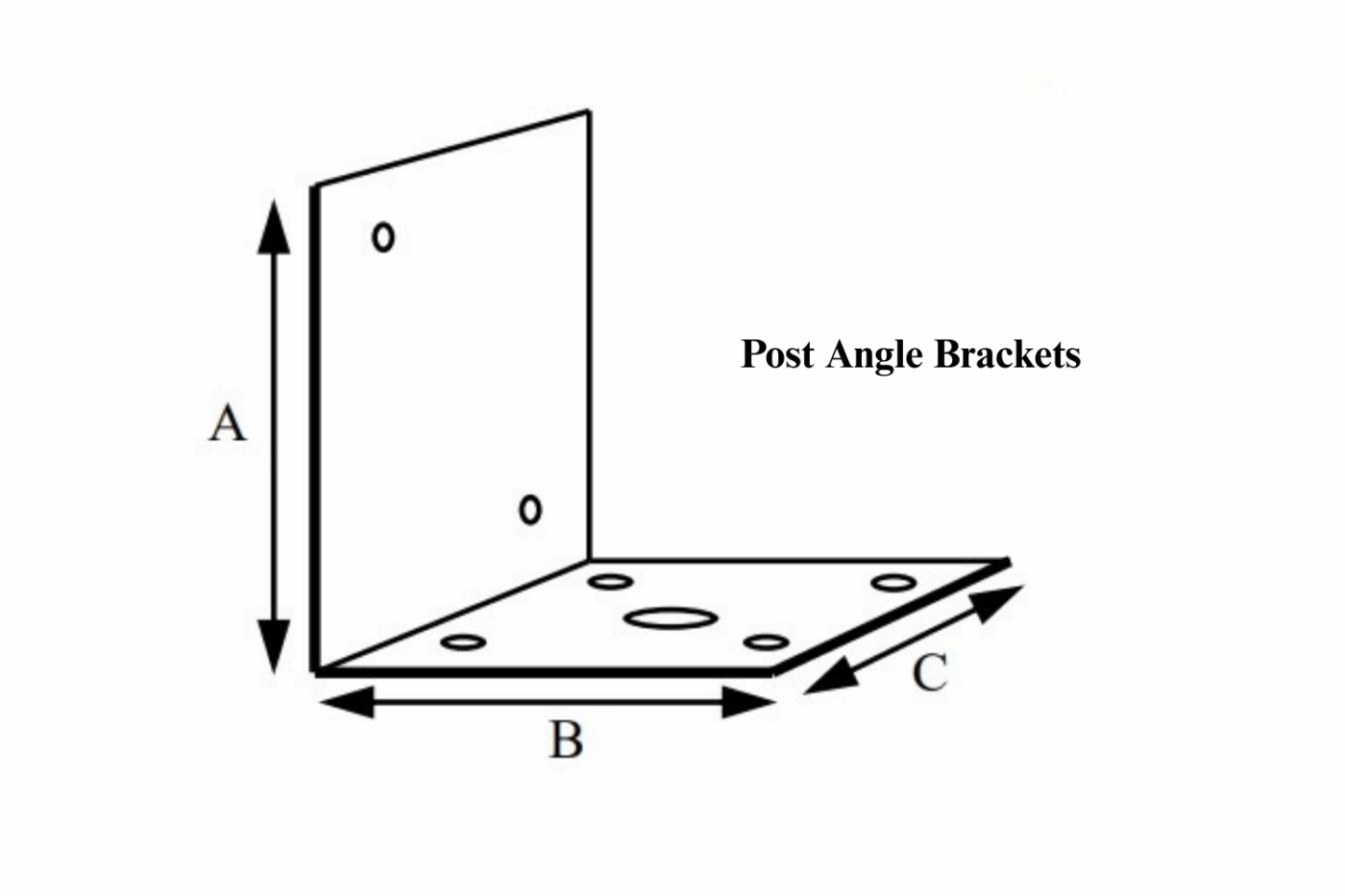 Post Angle Brackets | Metal Carport Brackets