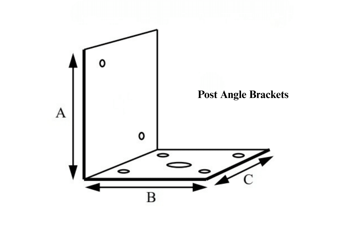 Post Angle Brackets | Metal Carport Brackets
